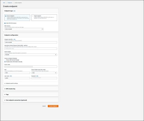 outshift data migration from mariadb to redshift using aws data