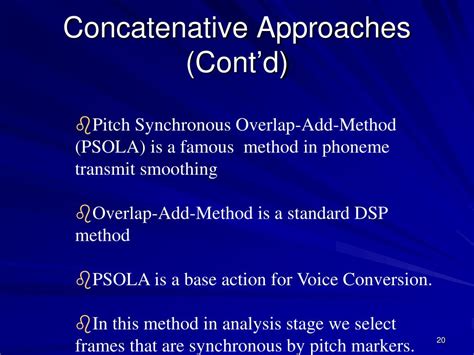 PPT 6 Text To Speech TTS Speech Synthesis PowerPoint Presentation Free Download ID 2204883