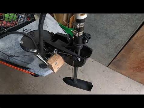 Ascend Fs128t Kayak Motor Mount Youtube