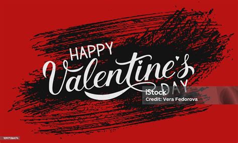 해피 발렌타인 데이 서 그런 지 배경 글자 손으로 그린된 행사 포스터입니다 발렌타인 데이 인사말 카드 배너 전단지 배너 등 광고에 대 한 벡터 템플릿 편집을 쉽게 14에