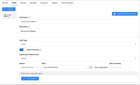 Configure A Rule Using Flow Sensor Paragon Automation Pathfinder