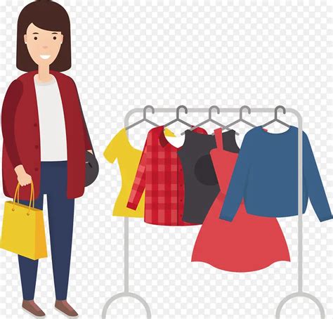 一个在商城购物的女士png图片素材下载图片编号ybwbrldq 免抠素材网