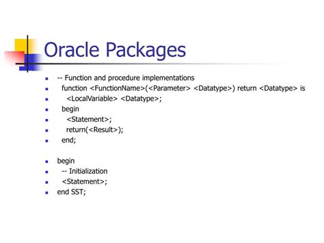 PPT Oracle Seminar PowerPoint Presentation Free Download ID