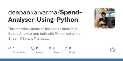 Github Deepankarvarmaspend Analyser Using Python This Repository Contains The Source Code