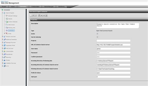 Moving Open Text Delivery Server To Common Search Open Text Web Solutions Usergroup E V