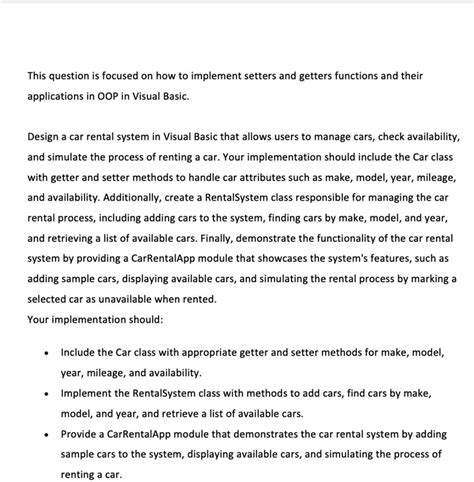 Solved Thank You For Your Time This Question Is Focused On How To