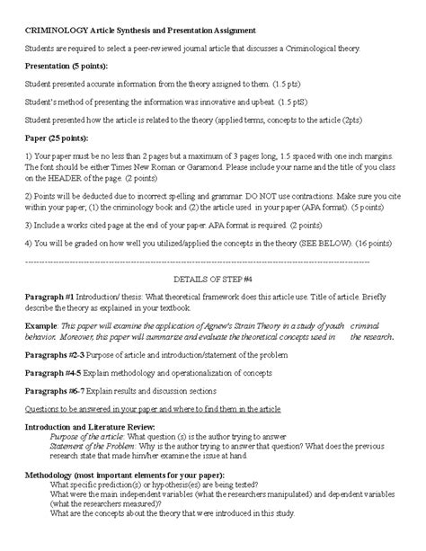 A Synthesis Apa Paper Example Synthesis Essay Writing Guide Format