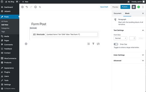 How To Use Contact Form 7 To Create A Wordpress Form