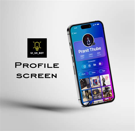 Profile Screen UI Daily UI Behance
