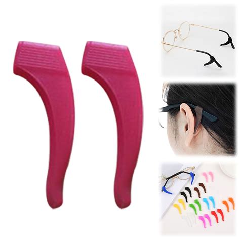 Ppkvufd 5 Pairs Eyeglass Ear Grips Eye Glasses Ear Grippers Anti Slip