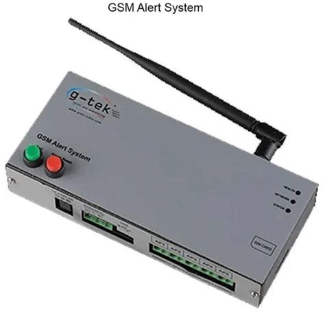 Gsm Alert System At Best Price In Vadodara Gujarat G Tek Corporation