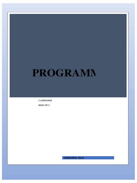 C Language 1 Pdf C Programming Language Pointer Computer