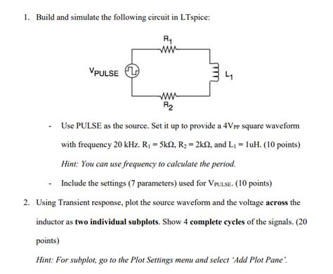 Solved 1 Build And Simulate The Following Circuit In