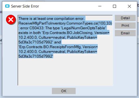 Bpm Error Message Epicor Erp 10 Epicor User Help Forum