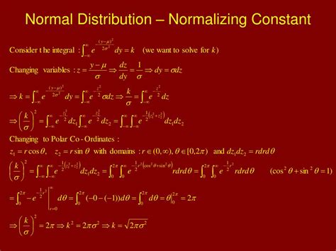 Normalizing Constant