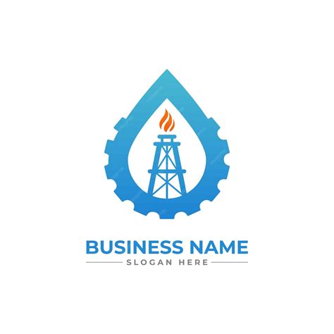 Premium Vector Hvac Oil Gas Air Condition And Heating Logo