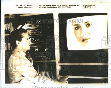 1992 Sex Movies Michael Douglas Instinct Historic Images