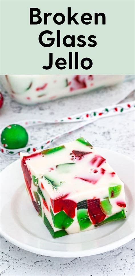 Colorful Broken Glass Jello