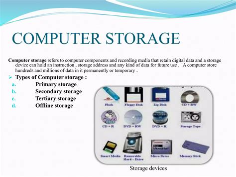 Computer Storage Devices PPTX