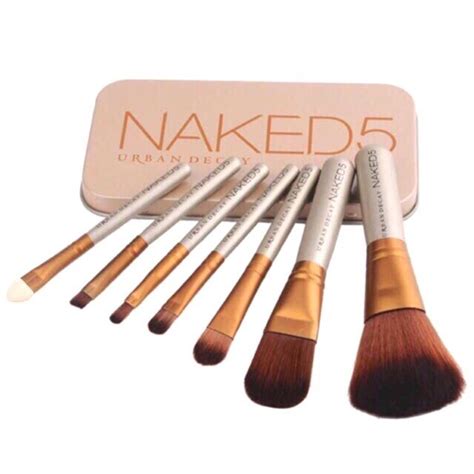 Naked Makeup Brush Set Of Pcs With Free Neem Comb Relikart