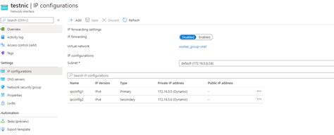 Java Azure Sdk How To Delete Secondary Ip In Network Interface
