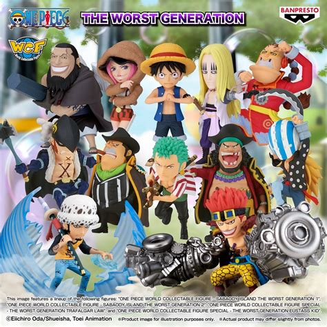 One Piece Sabaody Island The Worst Generation 2 World Collectable Mini