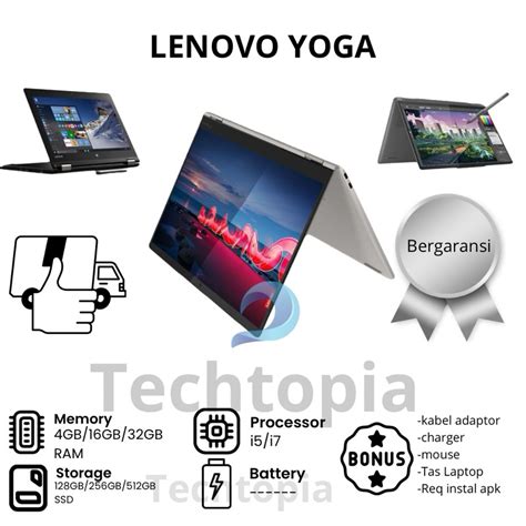 Jual Laptop Lenovo Thinkpad Yoga Series Shopee Indonesia