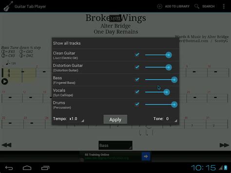 guitar tab player apk for android download