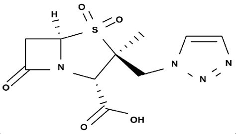 Chemical Structure Of Tazobactam Download Scientific Diagram