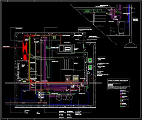 Machines Room Dwg Section For Autocad • Designs Cad