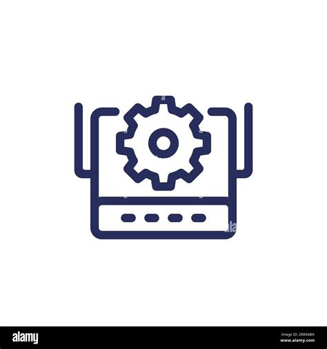 Router Modem Settings Icon Line Vector Stock Vector Image And Art Alamy