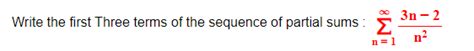 Solved Write The First Three Terms Of The Sequence Of Chegg
