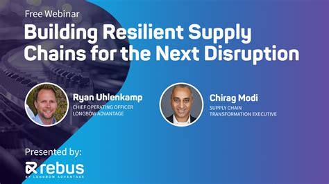 Building Resilient Supply Chains For The Next Disruption Webinar Rebus