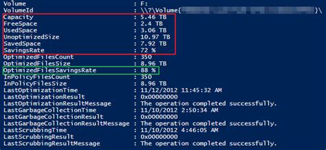 Windows Server 2012 Deduplication Results In A Small Environment Working Hard In It