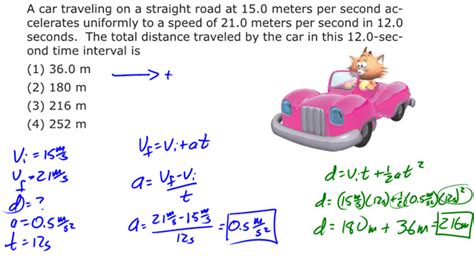 Kinematic Equations Worksheet With Answers Prntbl
