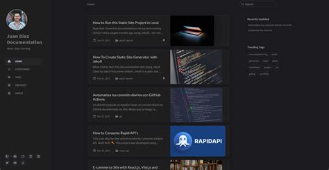 Github Juanpablodiazdoc My Documentation Site For Projects Tech Notes And Career Advancement