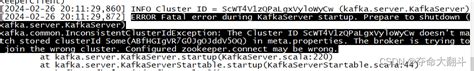Error Fatal Error During Kafkaserver Startup Prepare To Shutdown Rverkafkaserver