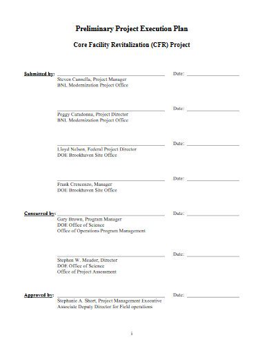 10 Project Execution Plan Examples To Download