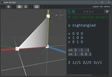 obj mesh editor by hmnt