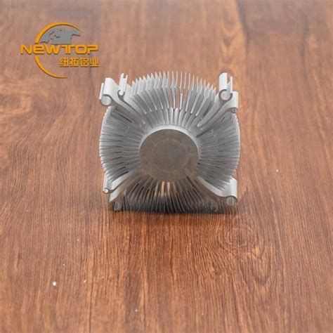 Fin Aluminum Profile Led Hub Motor Sunflower Aluminum Heat Sinks Foshan Newtop Aluminium