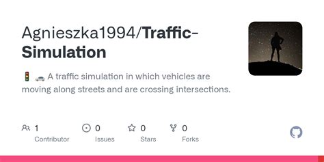 GitHub Agnieszka Traffic Simulation Vertical Traffic Light A Traffic Simulation In