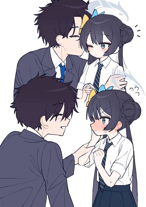 Sensei And Kisaki Blue Archive Drawn By Je O Mo Danbooru