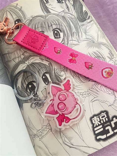 Masha Tokyo Mew Mew Wrist Strap Mini Lanyard Etsy Girlfriend Ts Cute Keychain
