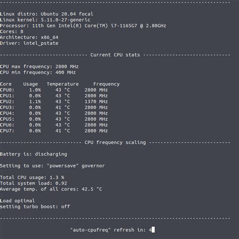 cpu frequency always high even when idle is this normal the image