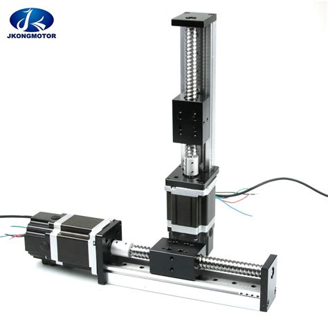 Mm Aluminal Profiles Single Axis Linear Slide Module With Ball Screw Coupling NEMA Stepper