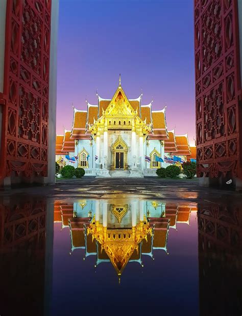 Wat Benchamabophit Marble Temple Or Wat Benchamabophit In Bangkok