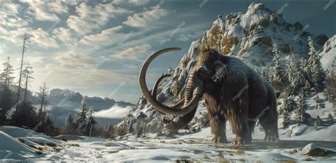 Premium Photo Woolly Mammoth In Unreal Engine 3d Render