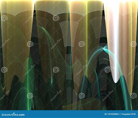 Abstract Digital Fractal Science Effect Texture Flow Shape Backdrop Ornament Fantasy Design