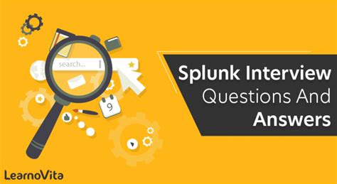 Splunk Interview Questions And Answers LearnoVita