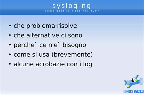 Mezzora Syslog Ng PPT